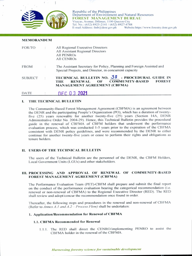 FMB Technical Bulletin No. 38 | PDF