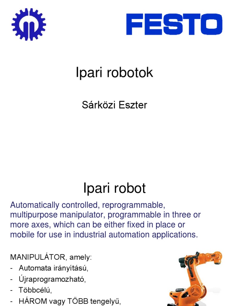2 - Robotkar Típusok - 2018 | PDF