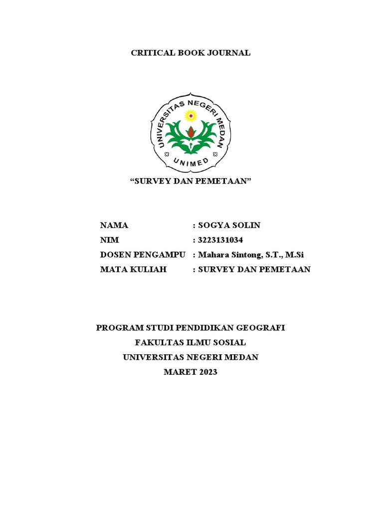 CBR - Survey Dan Pemetaan Sogya Solin | PDF