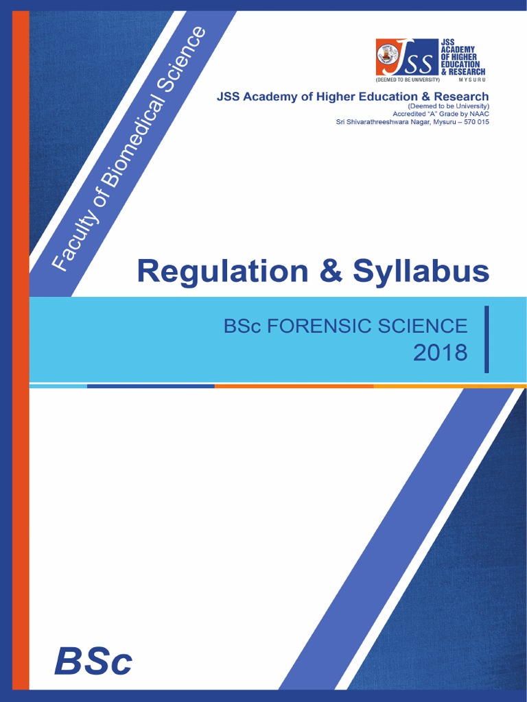 BSC in Forensic Science | PDF | Human Body | Adrenal Gland