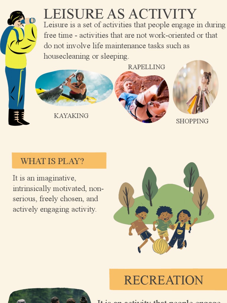 Leisure Play and Recreation 2 | PDF