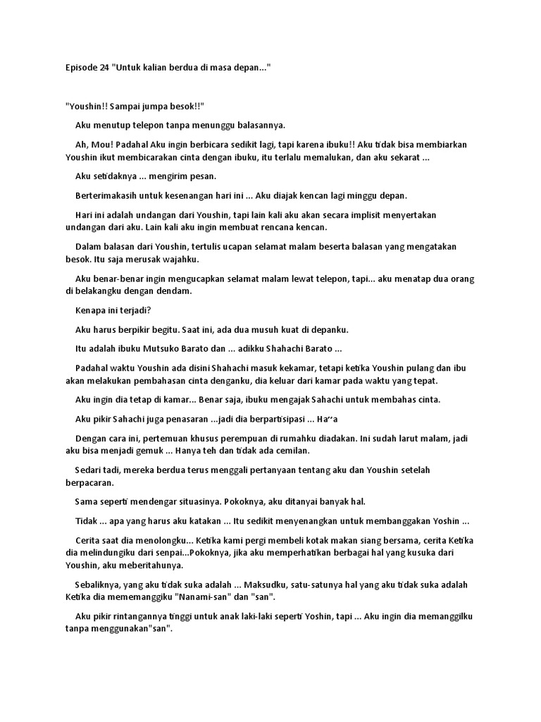 Inkya No Boku Ni Batsu Game CH 24 | PDF | Fiksi Misteri, Thriller, & Kejahatan