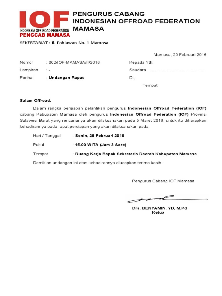 Pengurus IOF | PDF Pengurus IOF | PDF