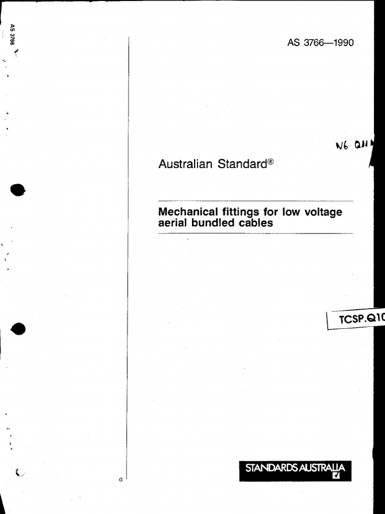 AS 3766-1990 Mechanical Fittings For Low Voltage .. | PDF