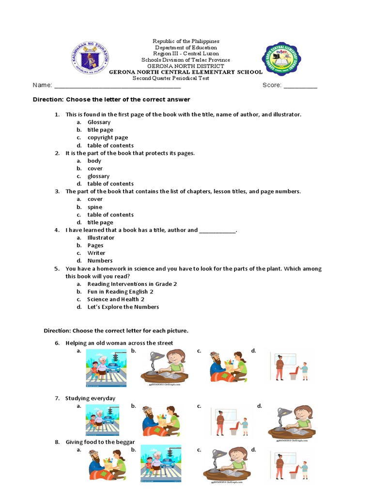 English Test Taper | PDF | Books | Learning