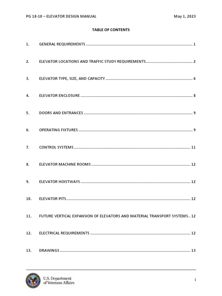 Elevator Design Manual | PDF | Elevator | Door