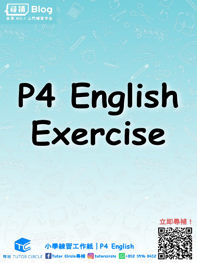 《P4-English-Exercise》and ans | PDF | Linguistics
