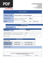 SITXCCS015 Student Assessment Tasks | PDF | Communication | Nonverbal Communication