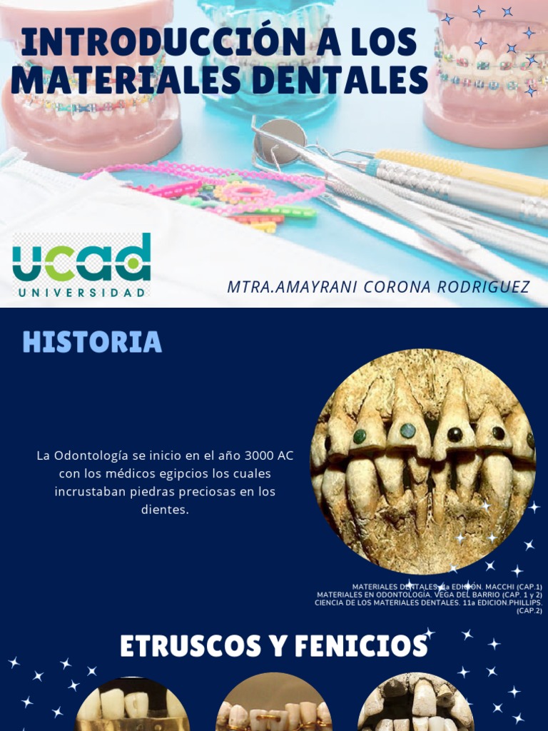 Generalidades de Materiales Dentales | PDF | Odontología | Ciencias de la Salud