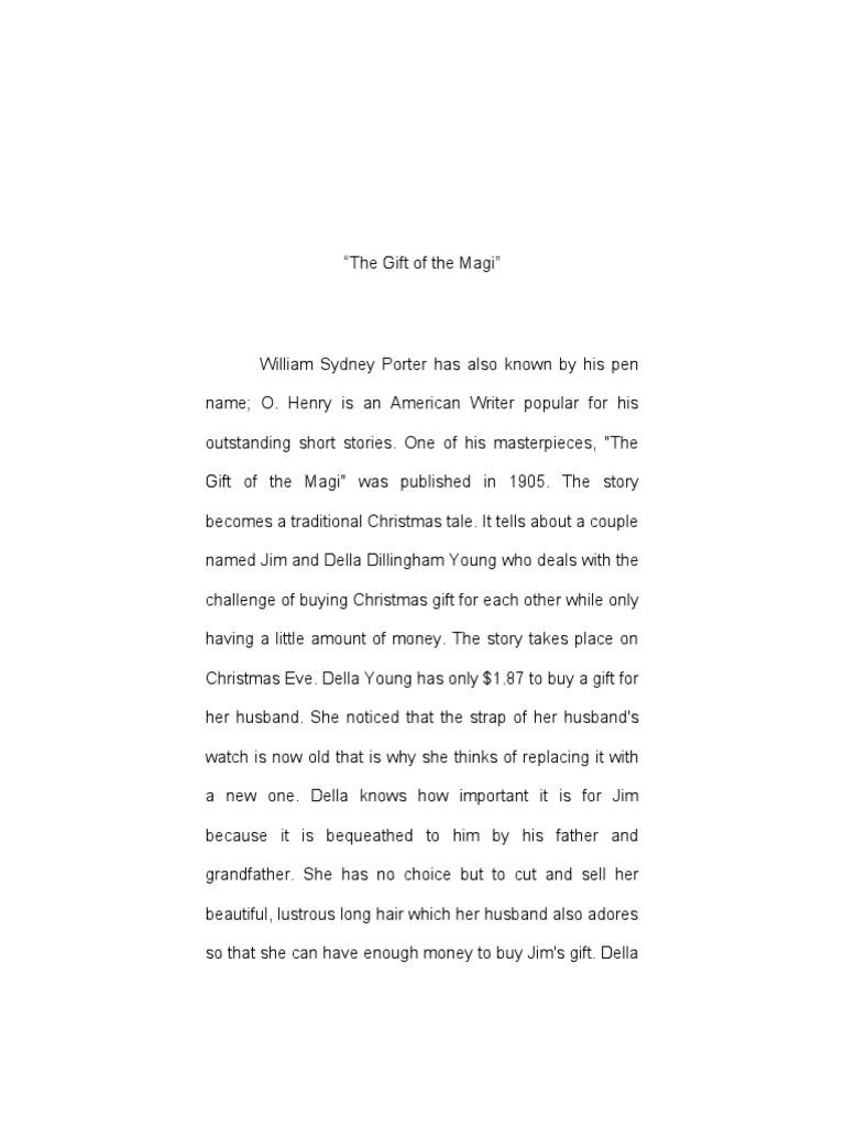The Gift of The Magi | PDF