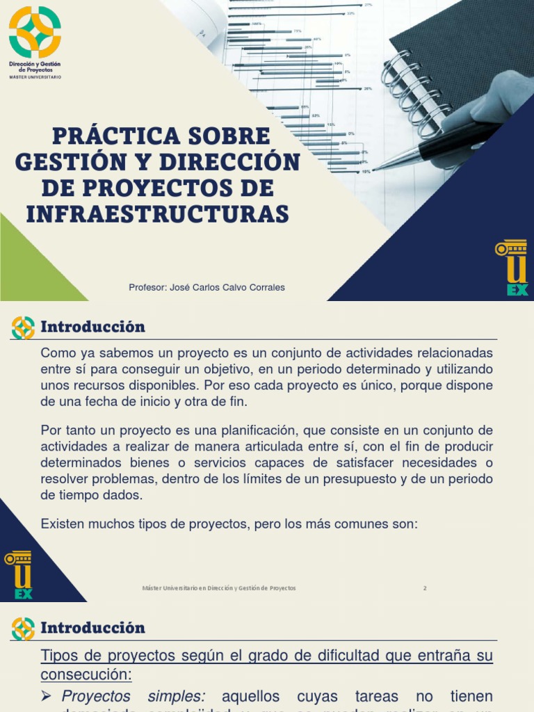 Teoria Tema 2 Práctica Gestión y Dirección de Proyectos de Infraestructuras | Descargar gratis ...