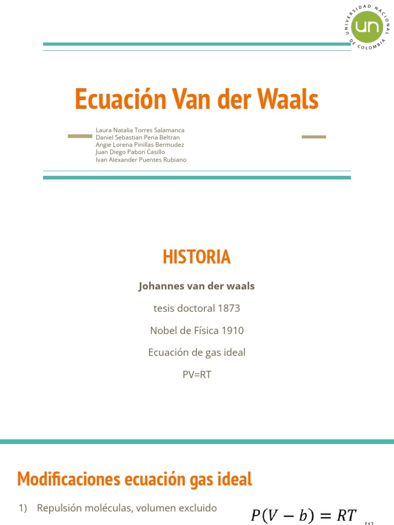 Van Der Waals | PDF