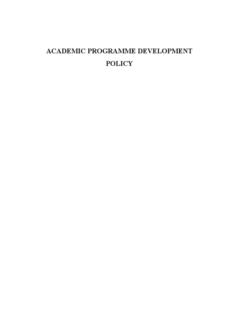 03 Csea - Programme Development | PDF | Curriculum | Academic Degree