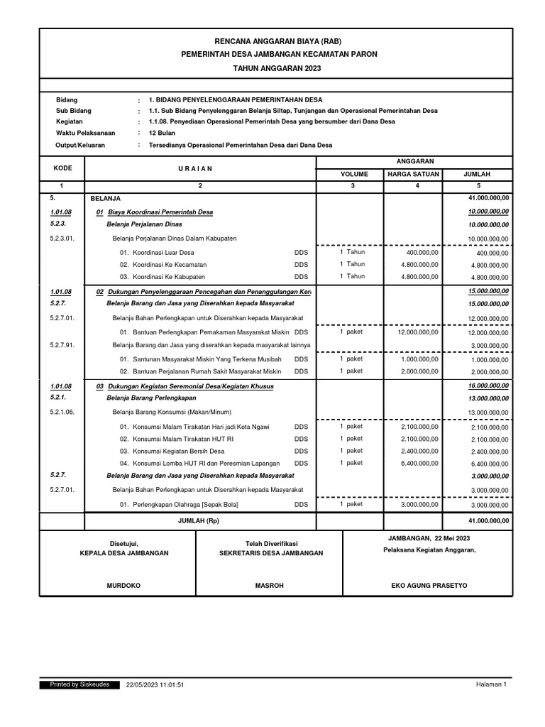 Rab 2023 Kesehatan | PDF