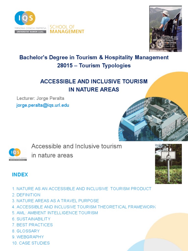 TT5 Accessible and Inclusive Tourism in Nature Areas | PDF | Tourism ...