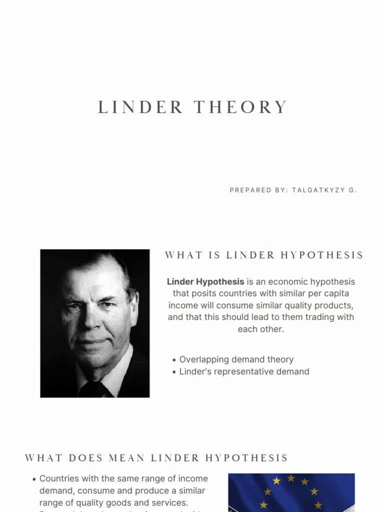 Linder Theory | PDF | Finance & Money Management
