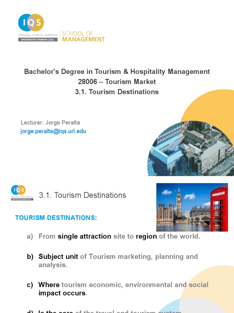 3.1. Tourism Destinations | Download Free PDF | Tourism | Marketing