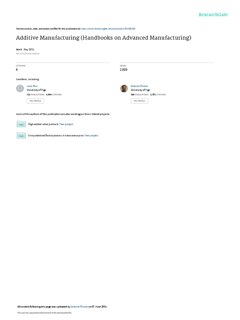 AdditiveManufacturing_sample | PDF | 3 D Printing | Business Process