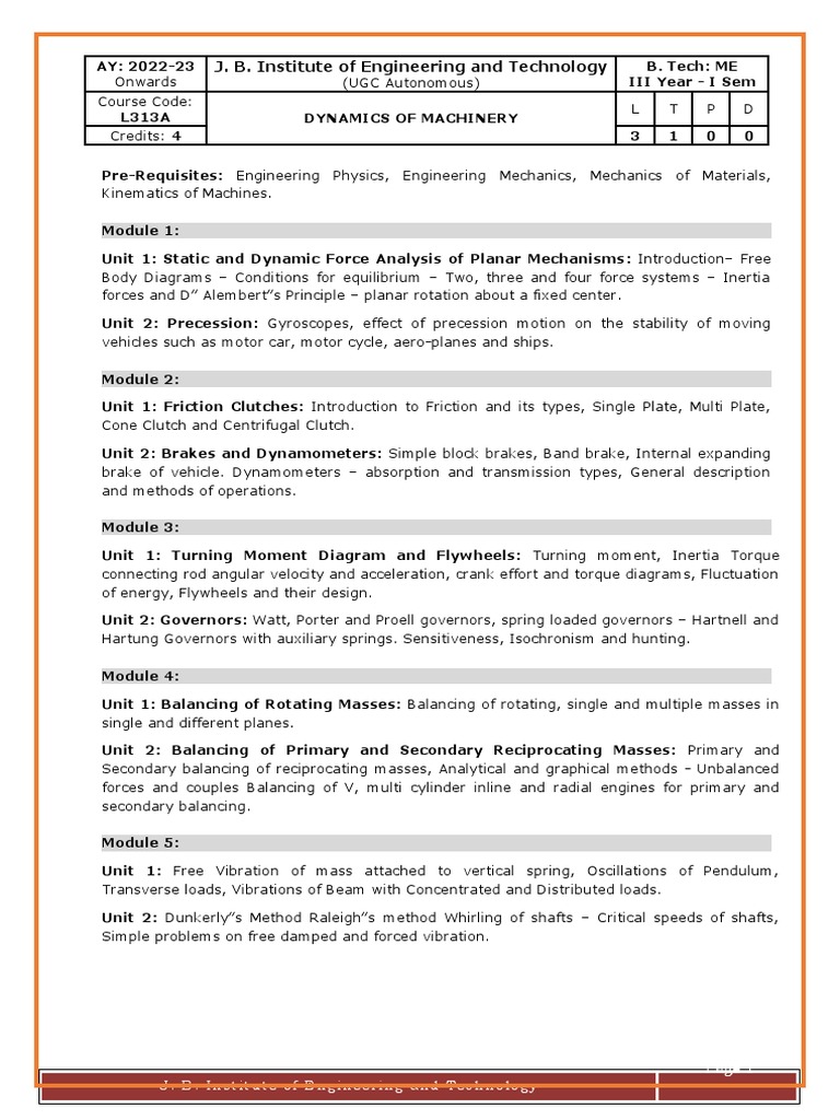 R22 Format For Subject and Lab | PDF | Torque | Force