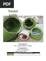 A Case Study On Bilao or Nigo Basket Group 4 | PDF | Sustainability ...