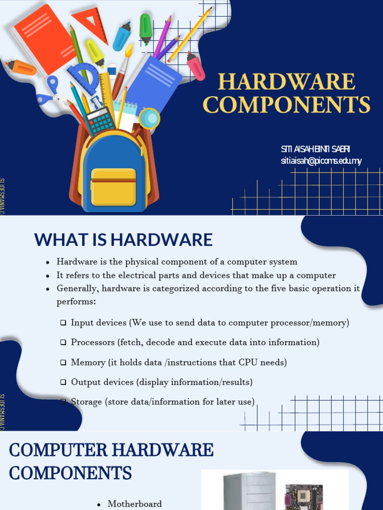 Chapter2 Hardware Components | PDF | Computer Data Storage | Random ...