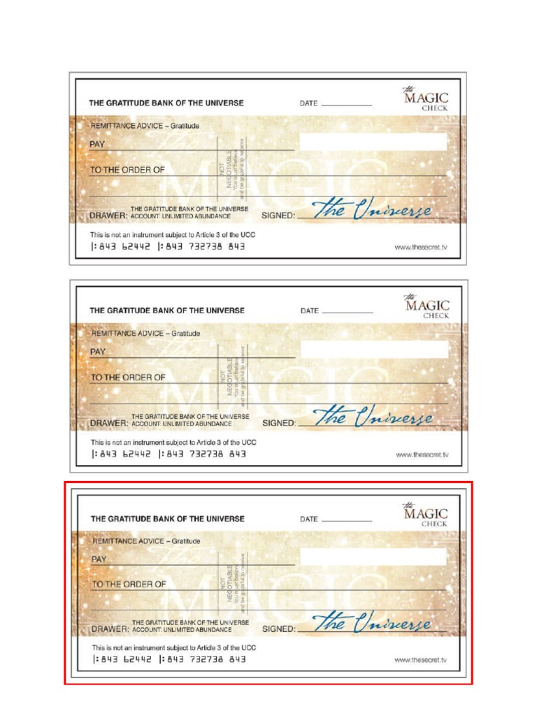 The Magic Check en | PDF