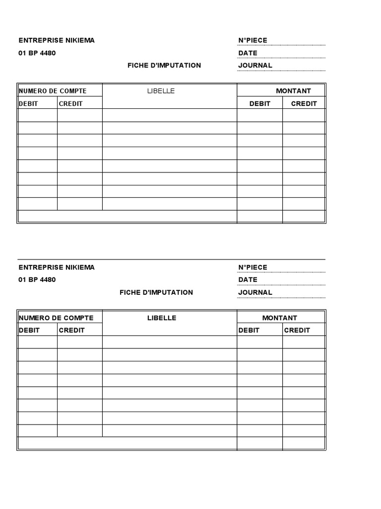 Fiche Imputation | PDF | Droit