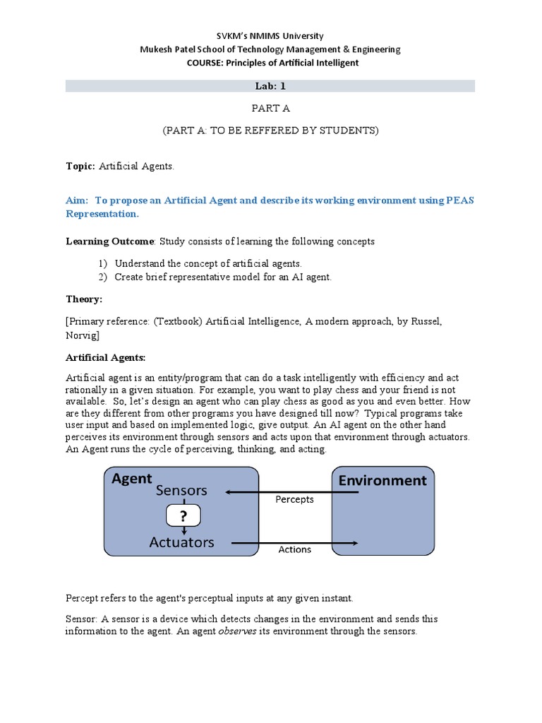 I008 - Khemal - PAI Lab-1 | PDF | Artificial Intelligence | Intelligence (AI) & Semantics