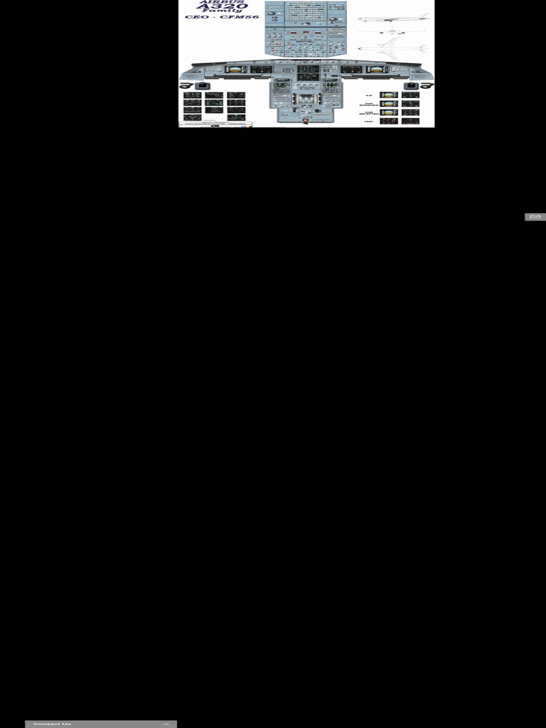 Airbus A320 (CEONEO - LCD) Cockpit Poster - Printed | PDF | Aviation ...