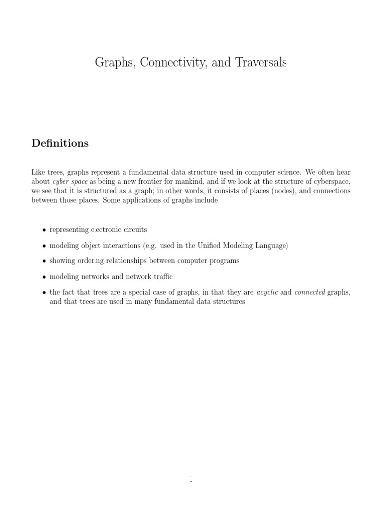 Graphs | Download Free PDF | Vertex (Graph Theory) | Graph Theory