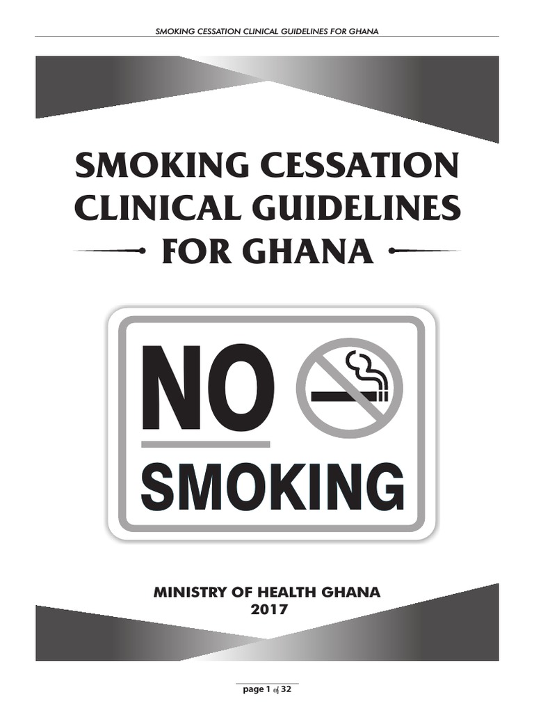 Smoking Cessation Guidelines | PDF
