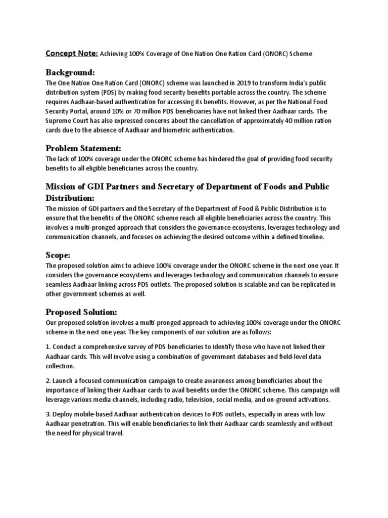 Concept Note | PDF | Computing | Information Technology