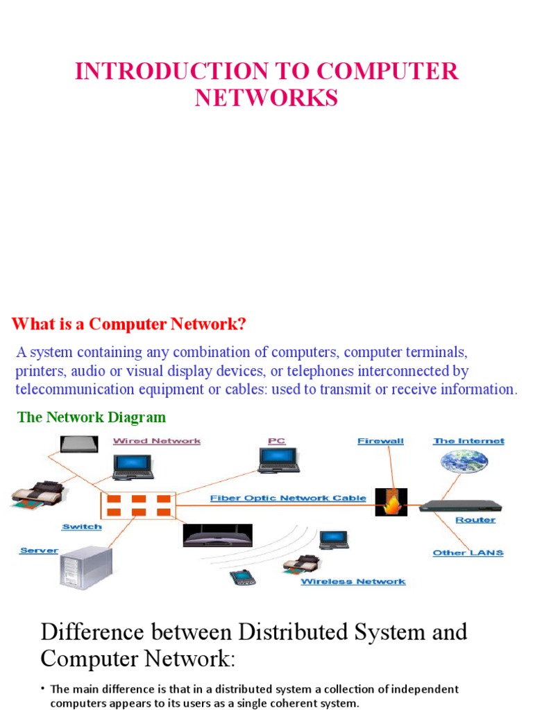 Computer Networks Overview | PDF | Computer Network | Client–Server Model