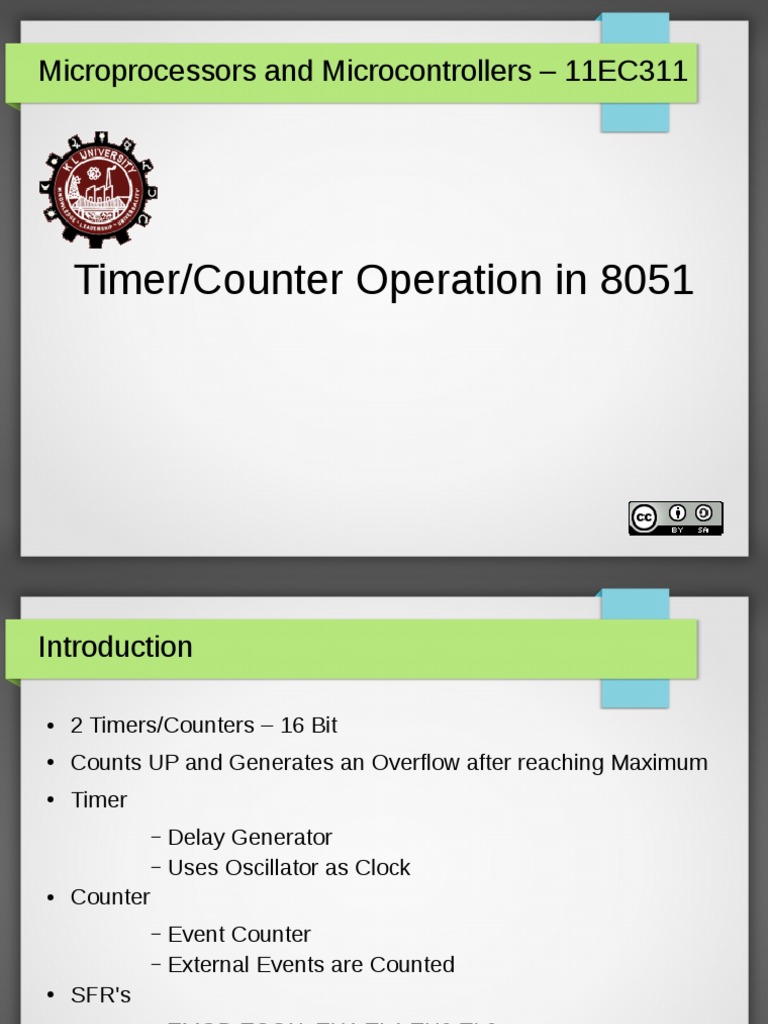 COI1 Timers Counters in 8051 | PDF | Computer Engineering | Computer ... COI1 Timers Counters in 8051 | PDF | Computer Engineering | Computer ...