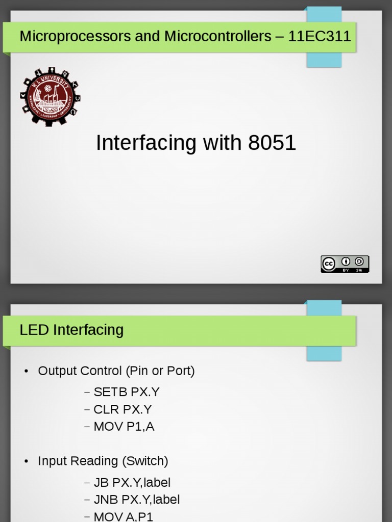 COI2 Interfacing With 8051 | PDF | Electric Motor | Analog To Digital Converter