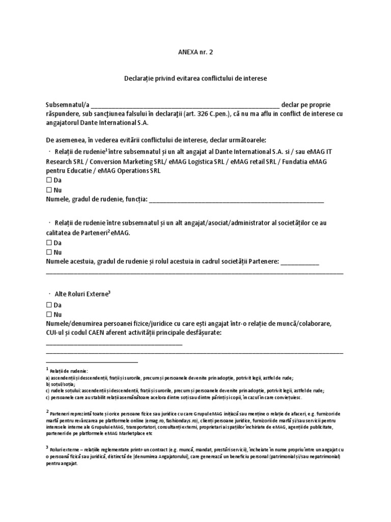 Anexa 2 Angajare-new - Copy | PDF