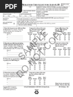 Ssrs Questionnaire | PDF | Cognition | Psychology