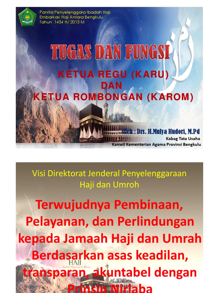 Tupoksi Karu Karom | PDF