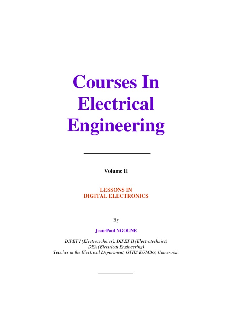Lessons in Digital Electronics | PDF