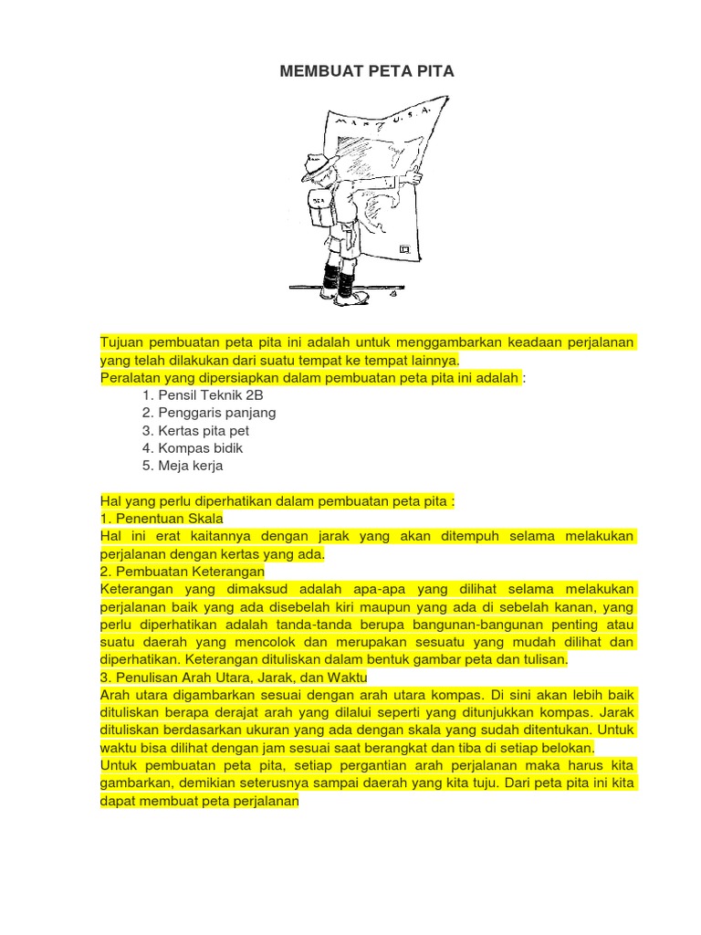 Membuat Peta Pita | PDF