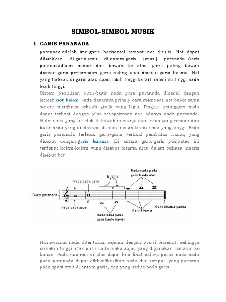 Simbol Musik | PDF