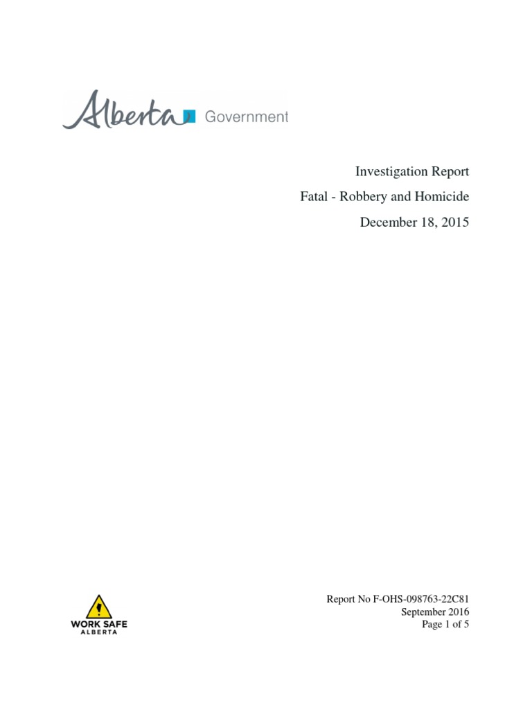 Investigation Report | PDF