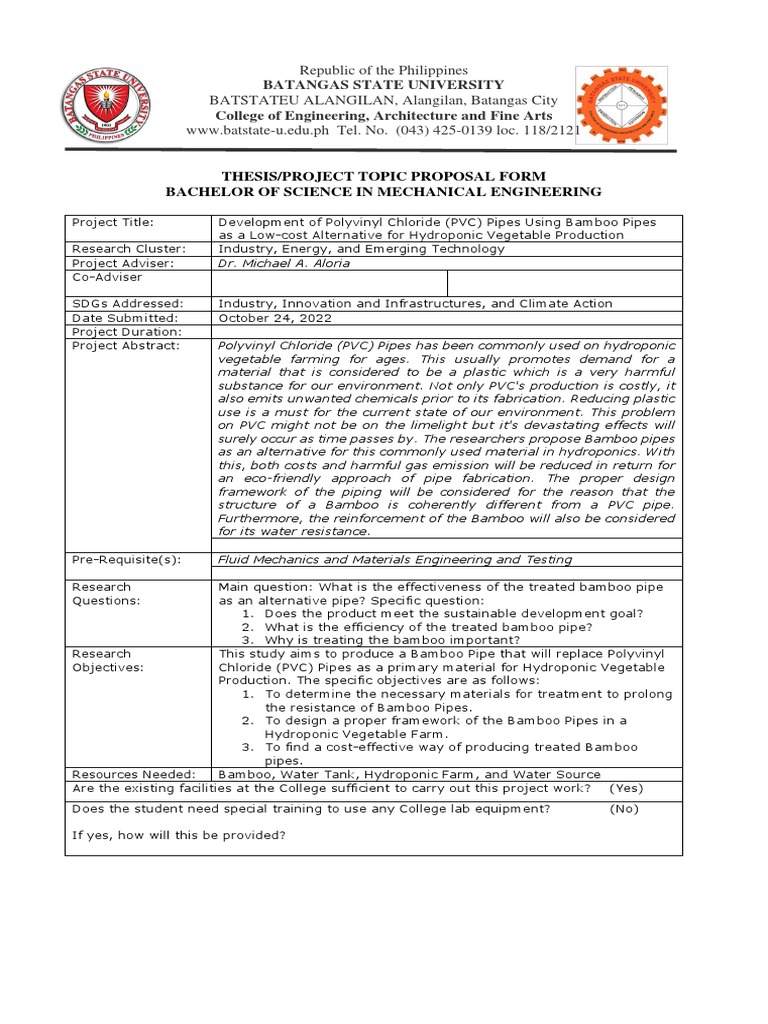 Espiritu, Felonia, Gumapac - Group 5 - Thesis - Project Topic Proposal ...