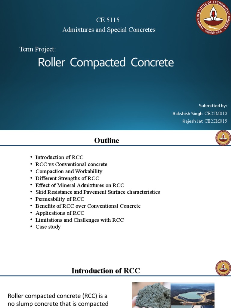 Roller Compacted Concrete G9 RCC | PDF | Concrete | Road Surface