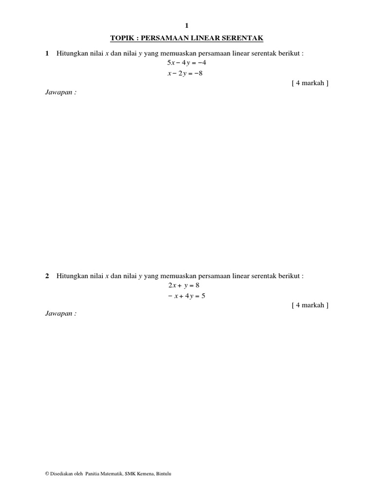 Modul Matematik | PDF