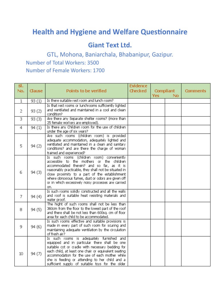 Questioner For Research Proposal | PDF
