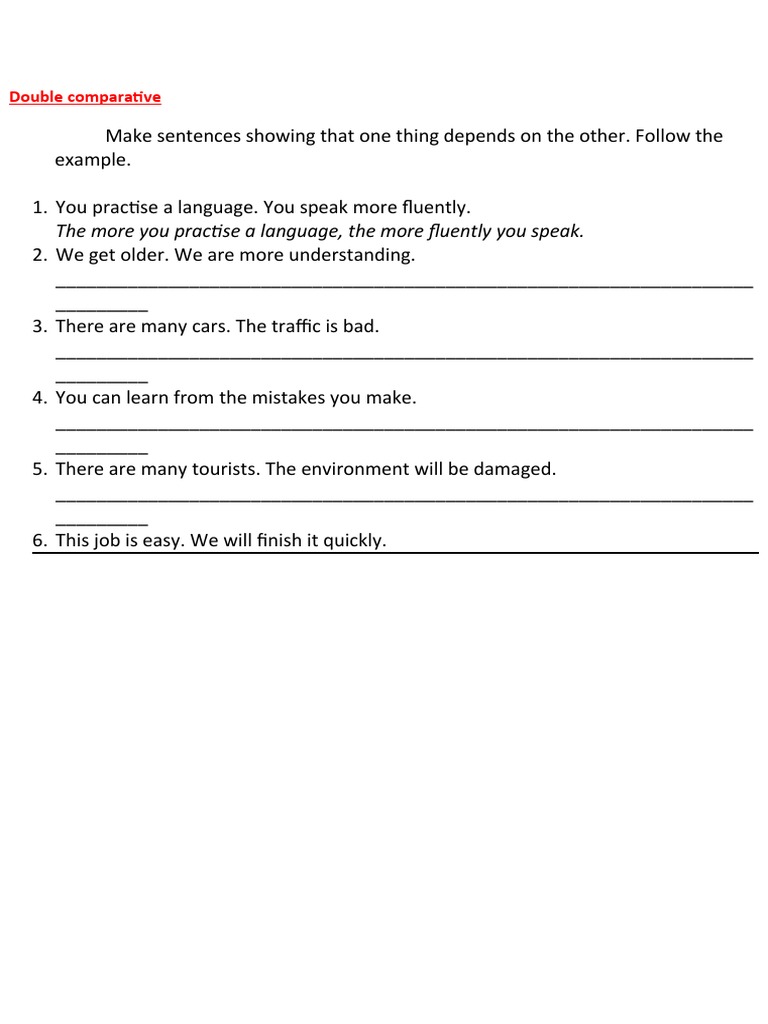C4 Double Comparative | PDF