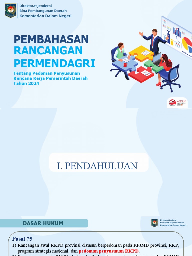 Paparan Rancangan Permendagri Pedum RKPD | PDF