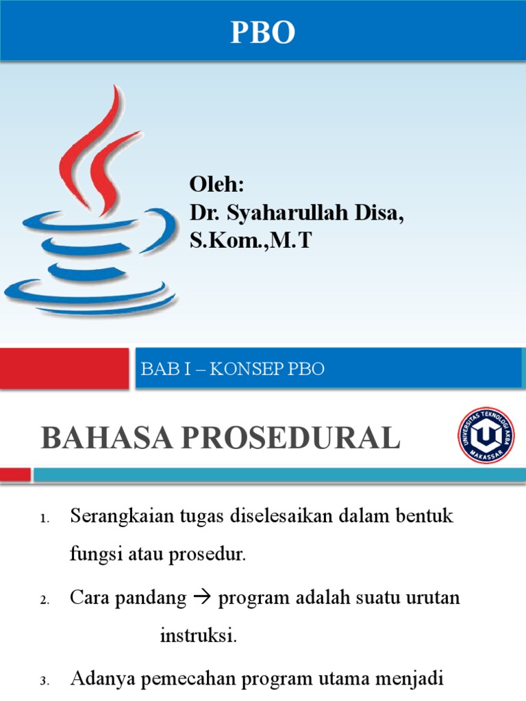 Bab I - Konsep PBO | PDF