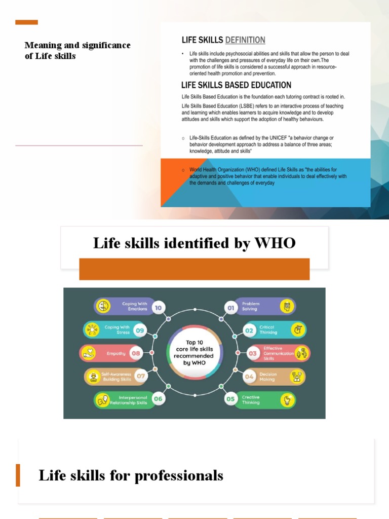 Life Skills PPT For 2021-2023 Batch | PDF | Career & Growth | Science & Mathematics
